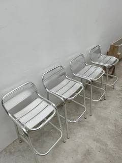 Aluminium Bar Stool / Bar Chair X4 | Claremont & Newlands | Gumtree ...