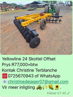 Yellowline 24 Offset Skottel | Bloemfontein | Gumtree South Africa