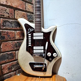 Vintage 1960's Eko 700/V4 Electric Guitar- Gold Sparkle with Original ...