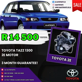 Toyota Tazz 1.3 12V import motor engine for sale | Goodwood | Gumtree ...