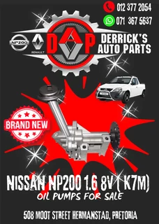 NISSAN NP200 1.6 8V NEW ( OIL PUMPS) FOR SALE | Other | Gumtree South ...