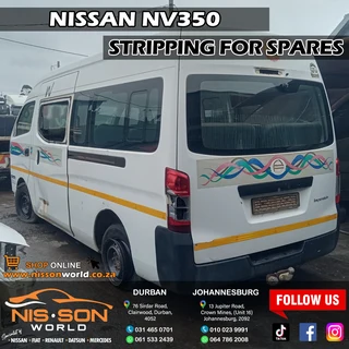NISSAN NV350 IMPENDULO STRIPPING FOR SPARES | Greyville | Gumtree South ...
