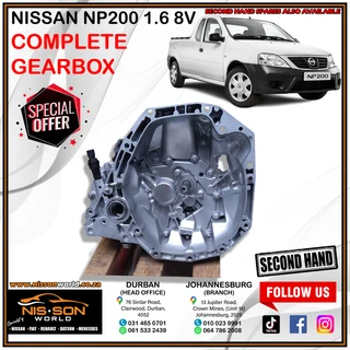 NISSAN NP200 1.6 8V COMPLETE GEARBOX | Umbilo | Gumtree South Africa
