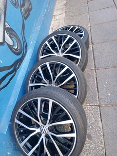 A set of 17inche Rims and Tyres Polo TSI 5X100 Pcd | Johannesburg CBD ...