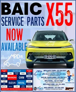 BAIC X55 SERVICE PARTS for sale in Pinetown | Gumtree South Africa
