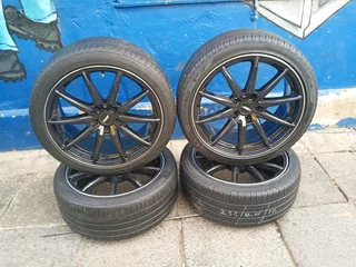 A clean set of 18inch original TSW mags rim 5x112 PCD for Audi A3 A4 A5 ...