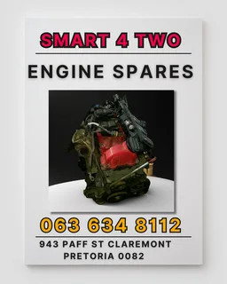 Smart 4 two engine stripping for spares Call or Whatsapp me 0636348112 ...