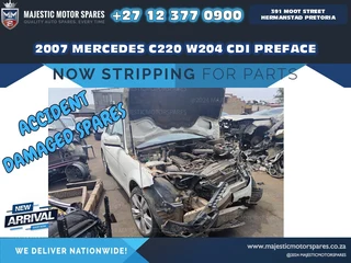 2007 mercedes benz c220 cdi automatic accident damaged car for spares and parts | Other ...