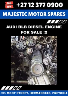 Audi BLB 2.0 TDI Diesel Engine for Sale – Used | Other | Gumtree South ...
