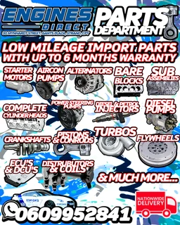 Opel Chevrolet and Isuzu Starter Motors Available at Engines Direct ...