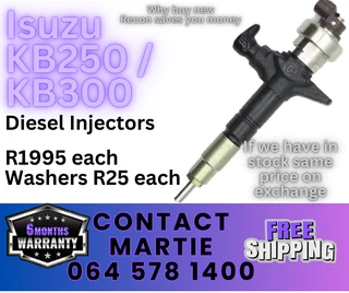 Isuzu KB 250/KB 300 Diesel Injectors For Sale for sale in Somerset West ...
