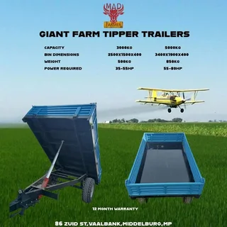 Single Axle 5 Ton Tipper Trailers | Middelburg | Gumtree South Africa