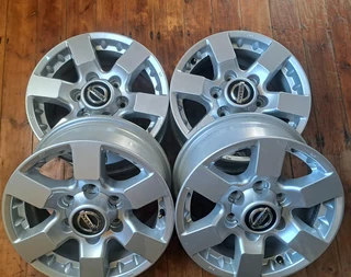 16 inch Nissan bakkie alloy rims (Np300 hardbody). Leave your whatsapp ...