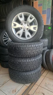 18 inch Ford Ranger/ Everest mags with 265/60R18 tires. Leave your ...