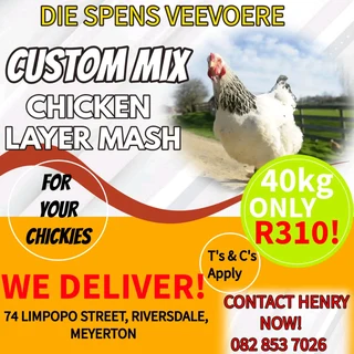 Chicken Layer Feed 40kg Custom Mix | Meyerton | Gumtree South Africa