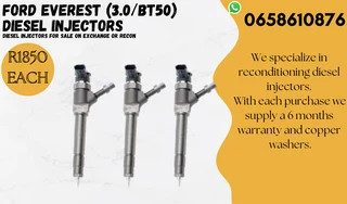 FORD EVEREST (3.0/BT50) DIESEL INJECTORS FOR SALE ON EXCHANGE ...
