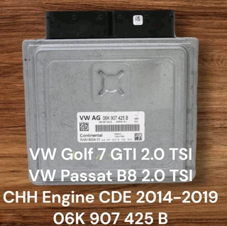 VW Golf 7 GTI 2.0 TSI Turbo Stratified Injection Petrol Management ...