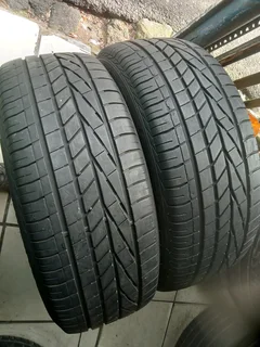 ALL CAR TYRES 2X 235/55/R19 GOODYEAR EXCELLENT CONDITION 95%THREAD LIFE ...